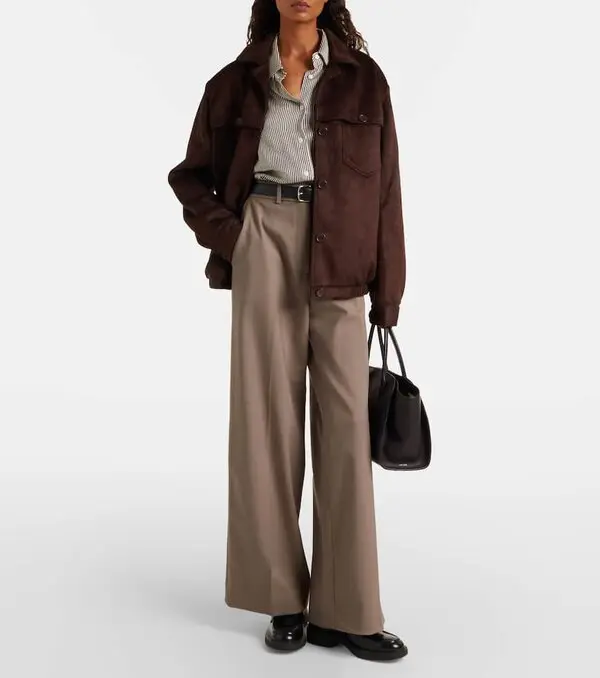 THE FRANKIE SHOP Brickell Wide-leg Trousers