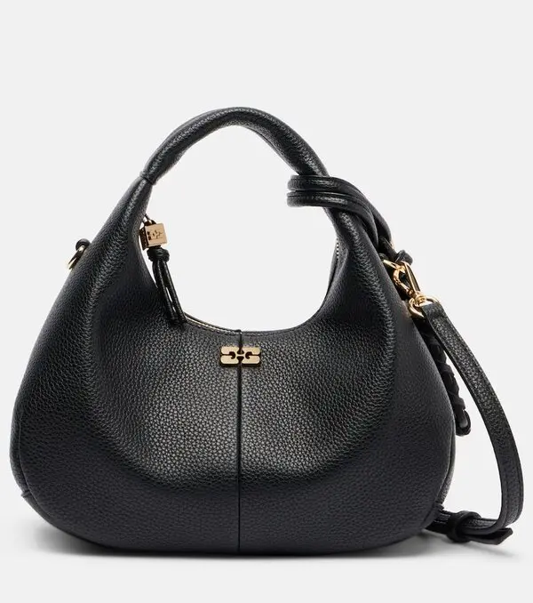 GANNI Mini Tote Bag - Black