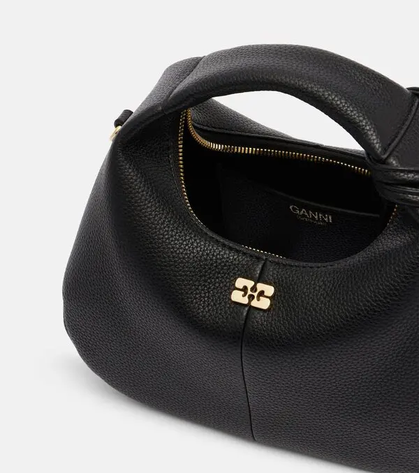 GANNI Mini Tote Bag - Black