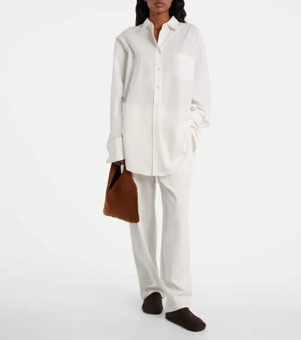 THE ROW Bindle Small Suede Top-handle Bag - Brown