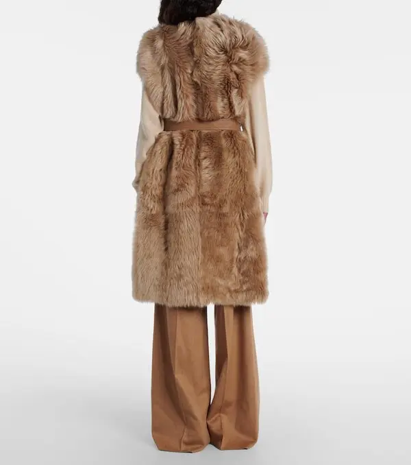 YVES SALOMON Reversible Shearling Wrap Jacket