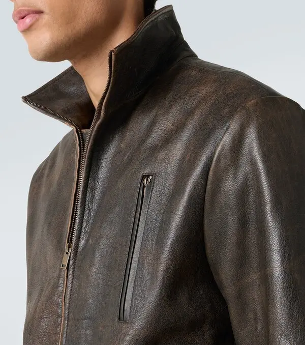 THE ROW Akia Leather Jacket