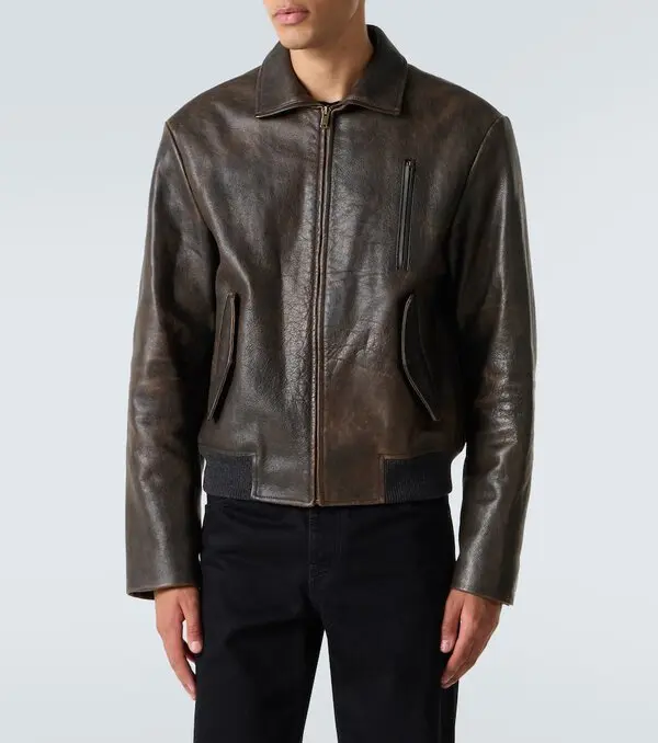 THE ROW Akia Leather Jacket