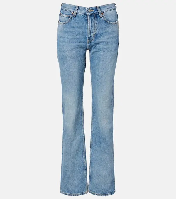 Saint Laurent Mid-rise Bootcut Jeans