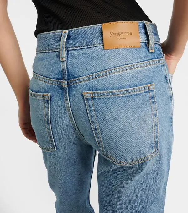 Saint Laurent Mid-rise Bootcut Jeans