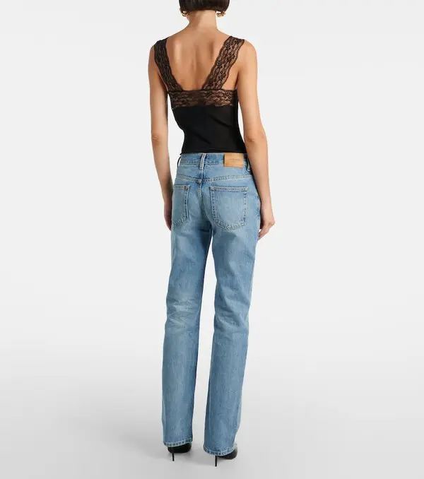 Saint Laurent Mid-rise Bootcut Jeans