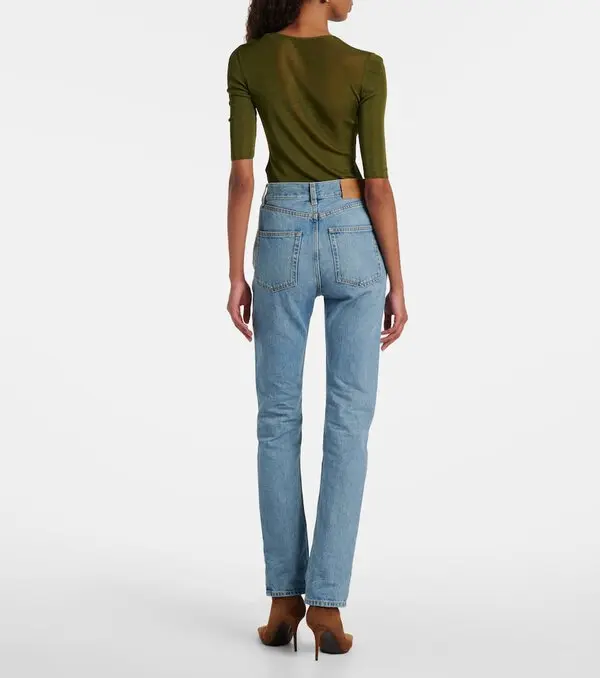 Saint Laurent Mid-rise Bootcut Jeans