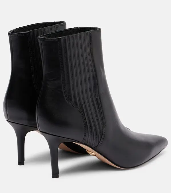 Veronica Beard Lisa 70 Leather Ankle Boots