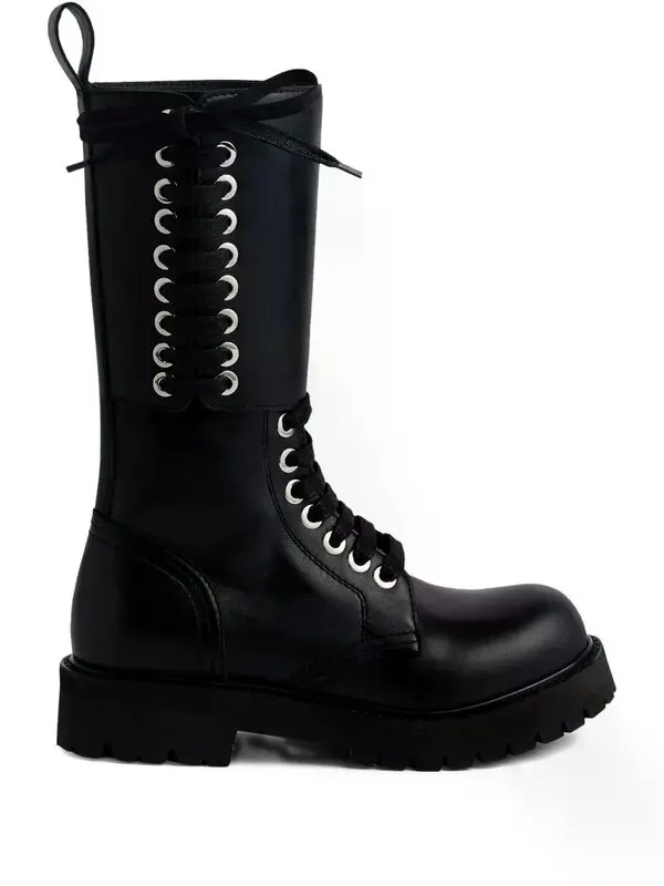 Rabanne Lace-up Platform Boots
