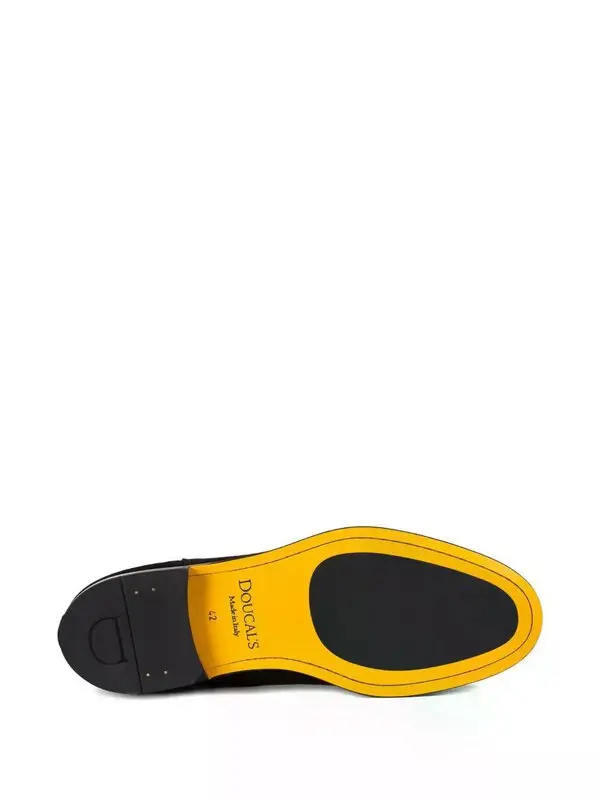 DOUCAL'S Suede Elastic-sided Boots - Black