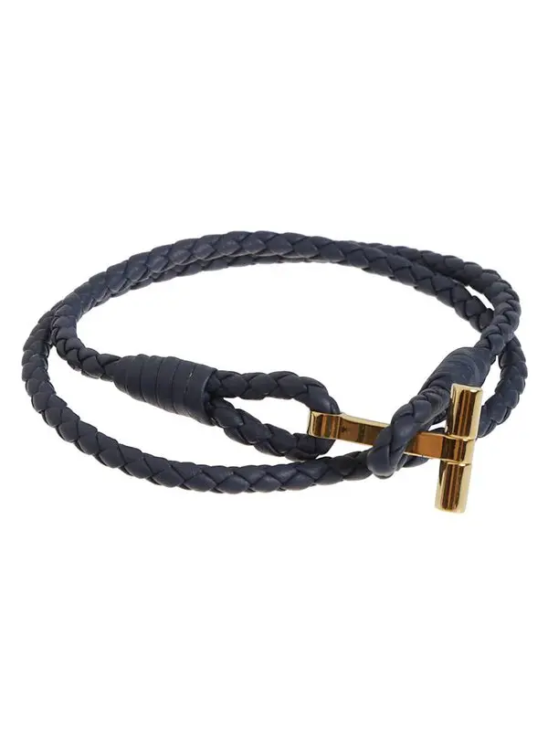 TOM FORD T Wrap Woven Bracelet - Blue