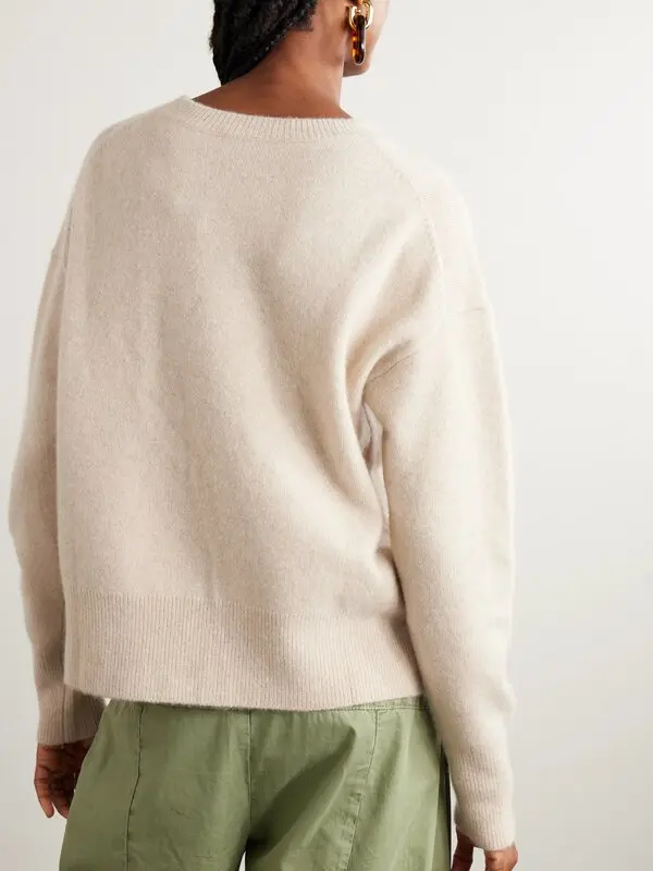 JOSEPH Brushed Cashmere-blend Sweater