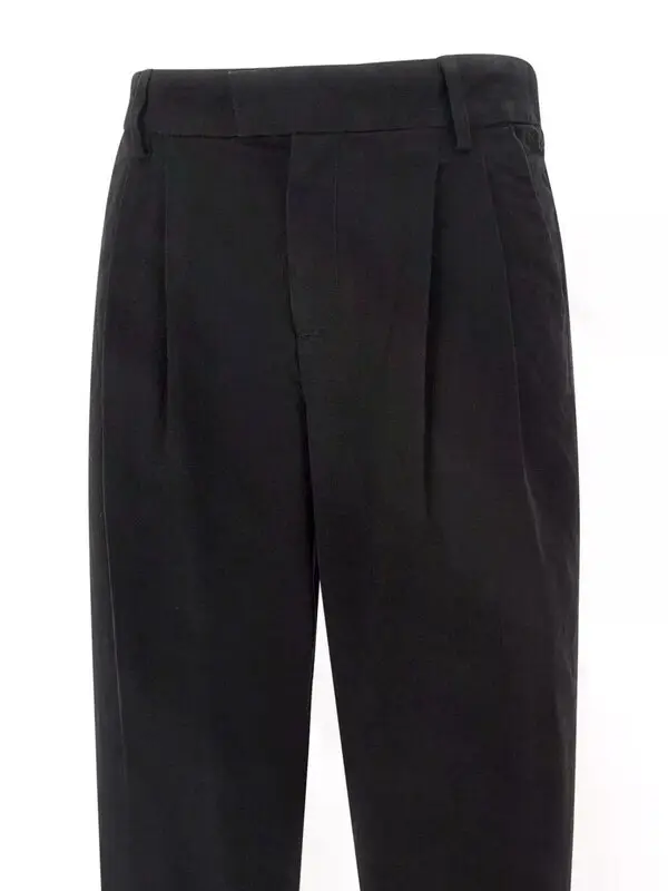 SUN 68 Pleated Cropped Trousers