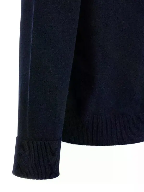 BALLANTYNE Argyle Cashmere Sweater - Blue