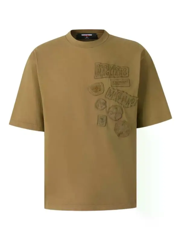 Dsquared2 Embroidered-patch T-shirt