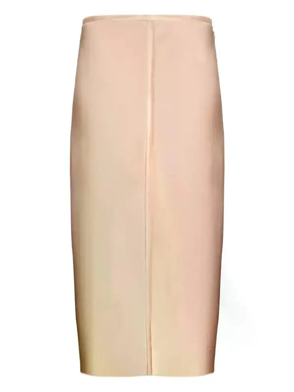 AMI Paris Midi Satin Skirt