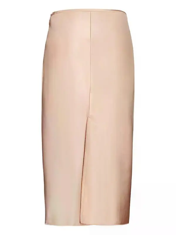 AMI Paris Midi Satin Skirt