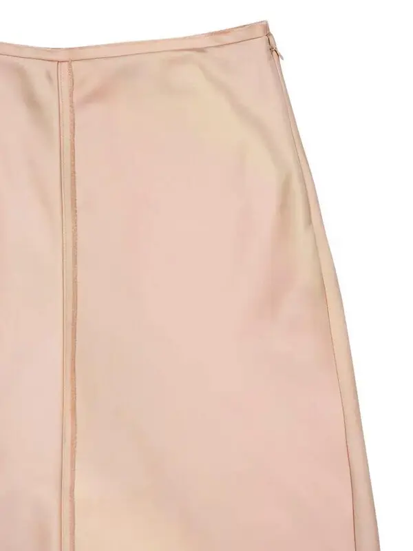 AMI Paris Midi Satin Skirt