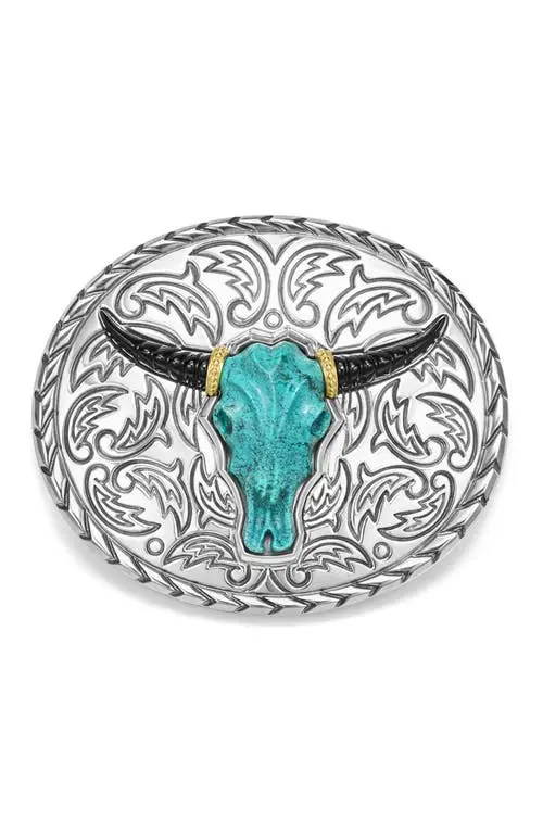 Lagos Anthem Longhorn Buckle - Turquoise