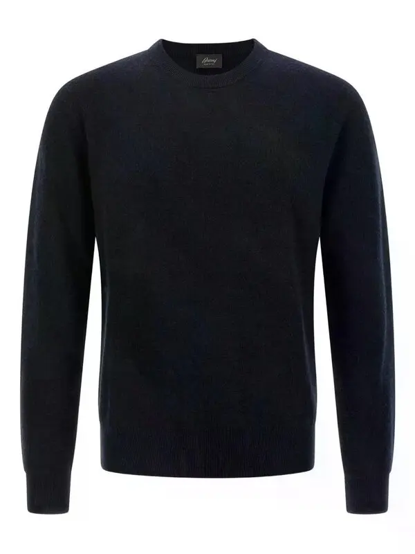 Brioni Crew-neck Cuffed-sleeve Sweater