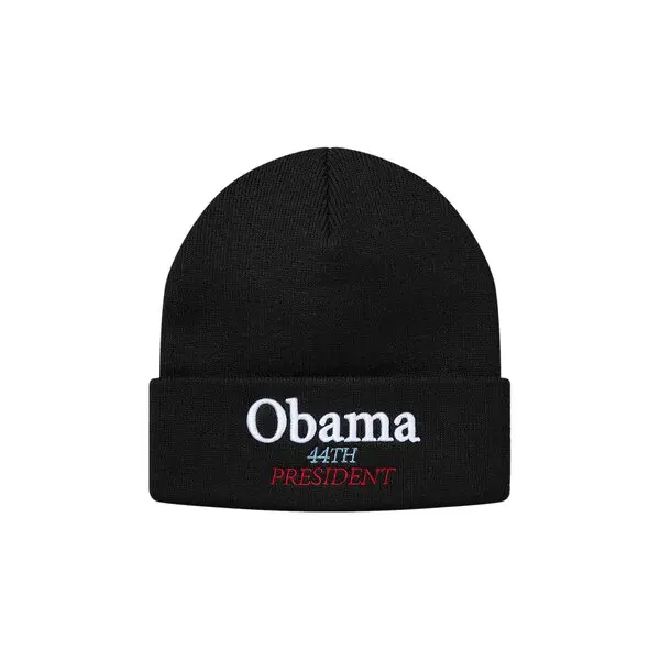 Supreme Obama Beanie - Black