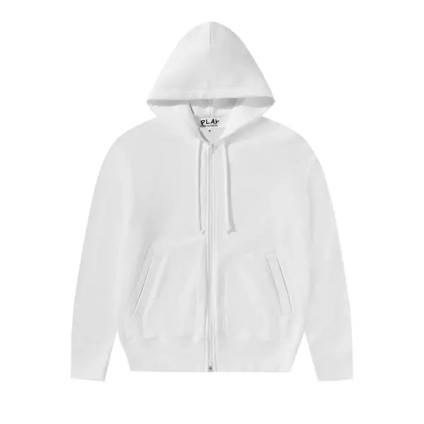 Play Comme Des Garcon Back Emblem Zip Hoodie