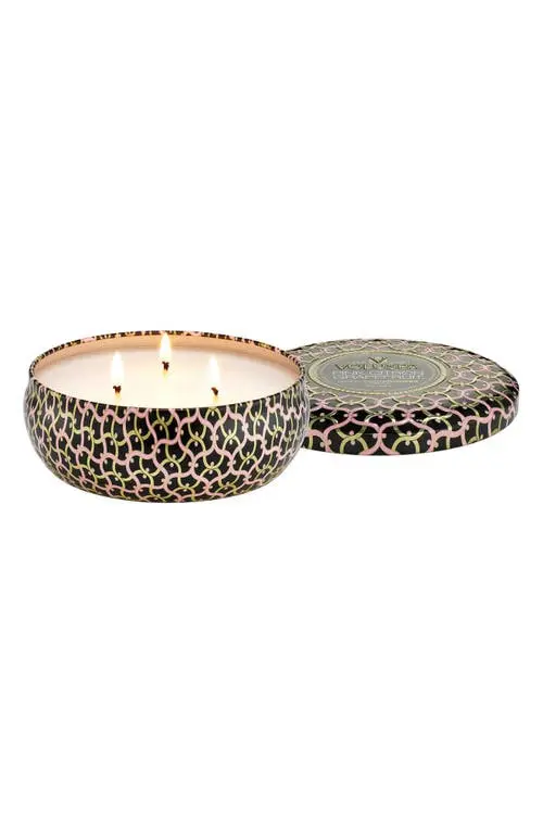 Voluspa Three-wick Tin Candle - Pink Citron