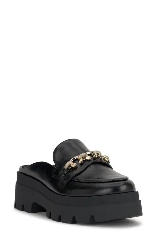 Jessica Simpson Platform Bit Loafer Mule - Black 01