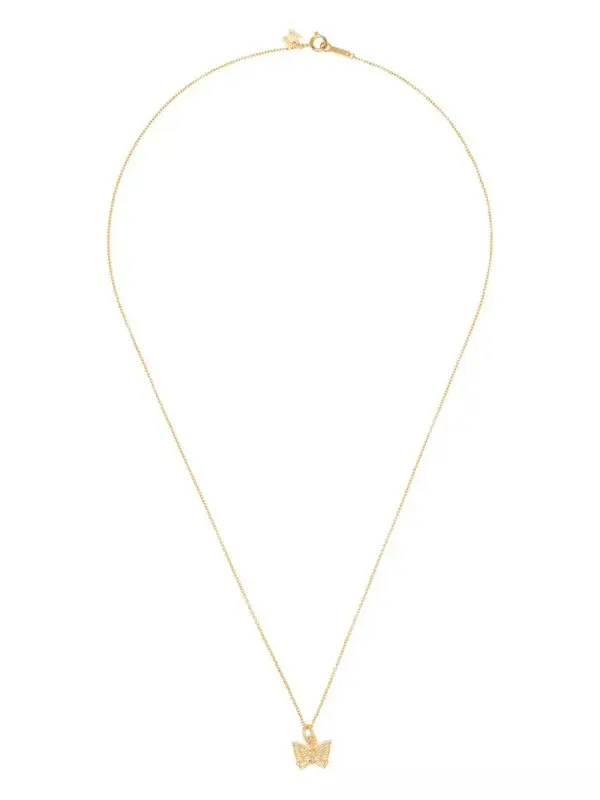 Needles Papillon Necklace - Gold