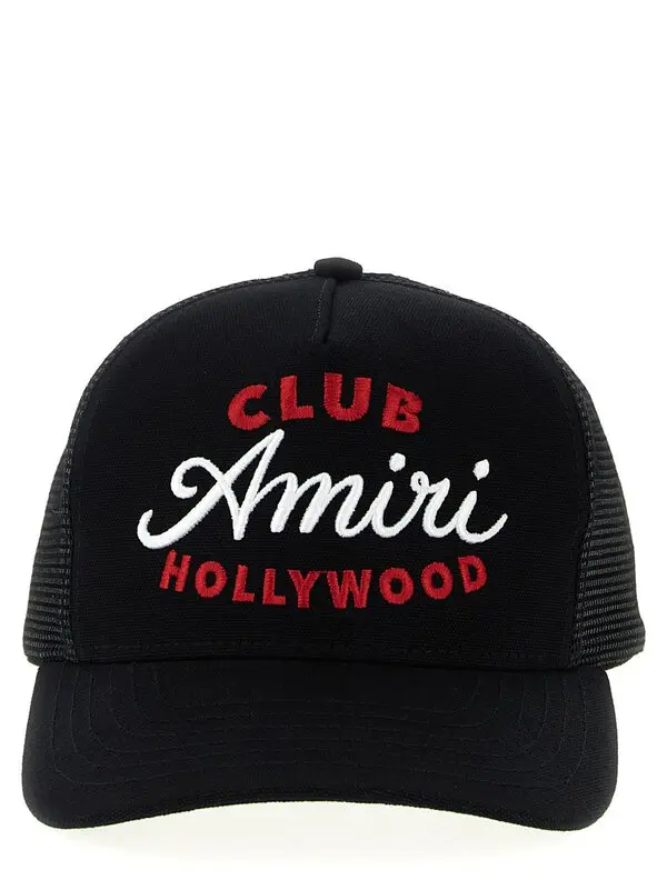 Amiri Club Trucker Cap - Black