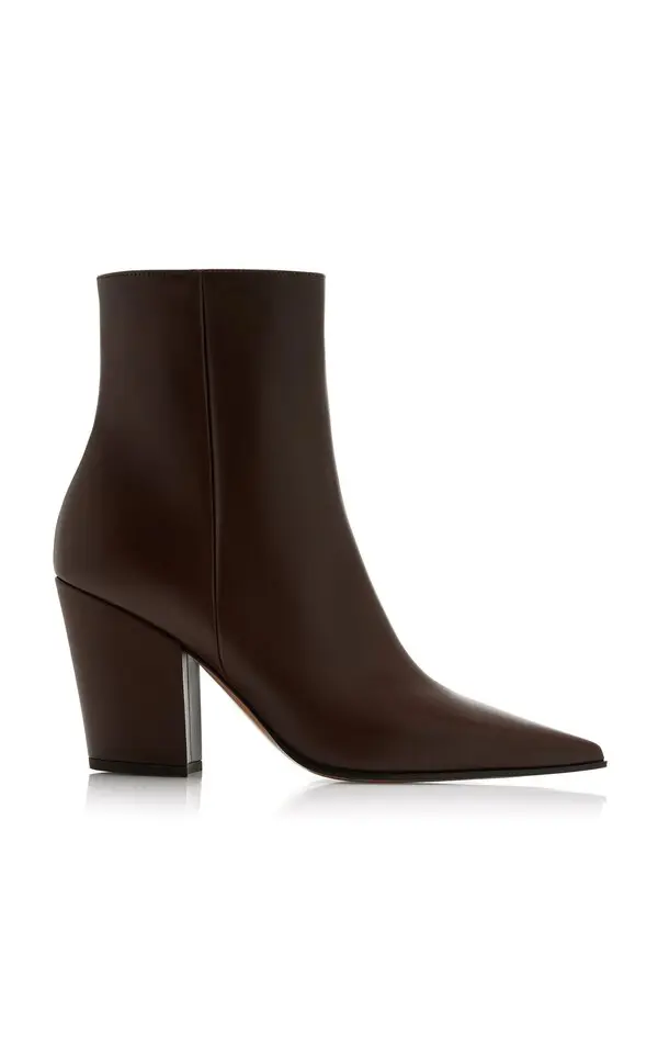 GIANVITO ROSSI Keinna Leather Boots - Brown