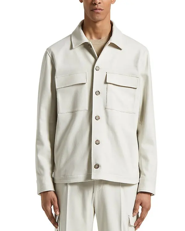 Peserico Shirt Jacket - Chalk White
