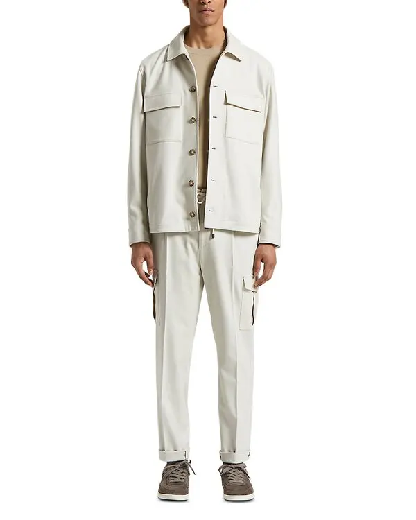 Peserico Shirt Jacket - Chalk White