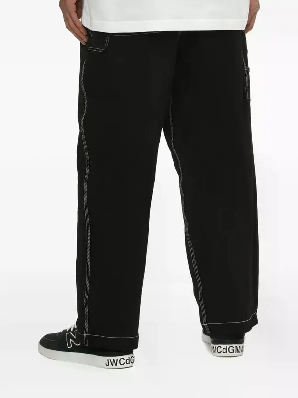 Comme Des Garçons Contrast-stitching Trousers