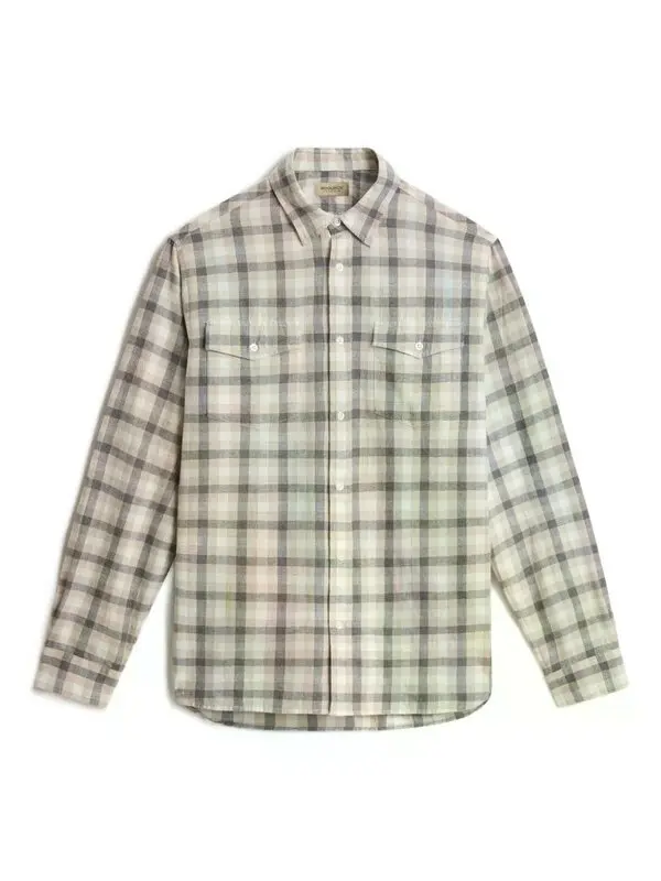 Woolrich Check-pattern Pocket Shirt