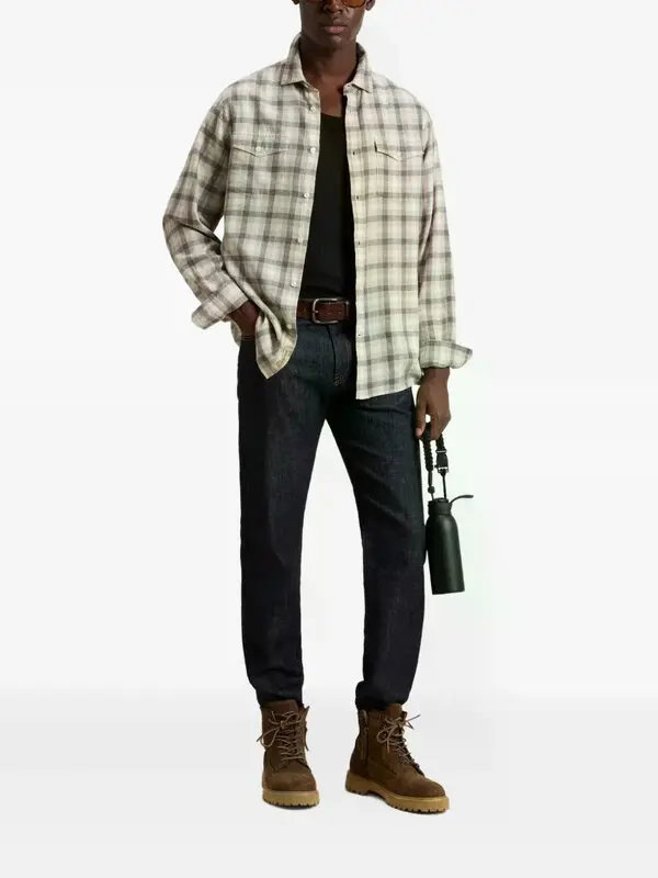 Woolrich Check-pattern Pocket Shirt