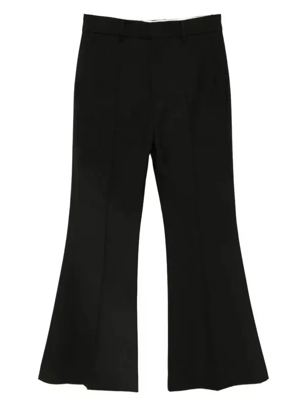Rokh Flared Basic Trousers - Black
