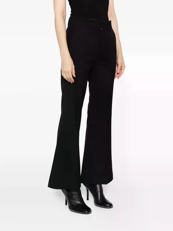 Rokh Flared Basic Trousers - Black