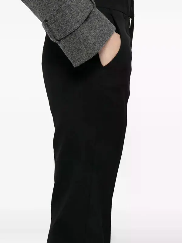 Rokh Flared Basic Trousers - Black