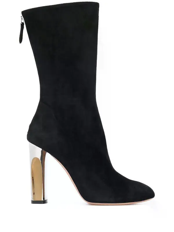 Alexander McQueen Sculpted Heel Fitted Boots