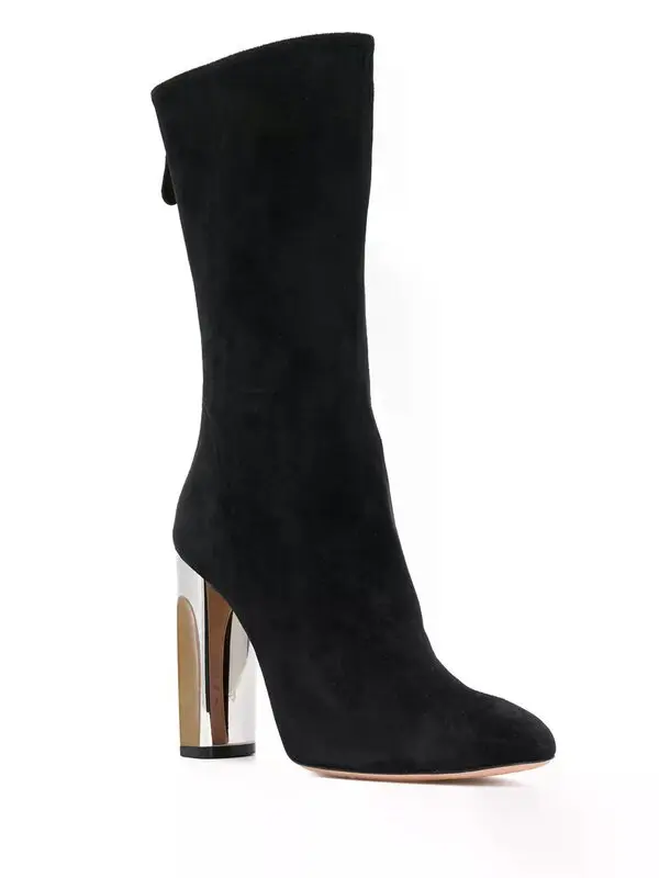 Alexander McQueen Sculpted Heel Fitted Boots