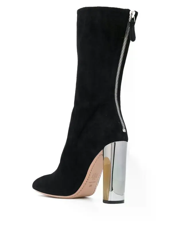 Alexander McQueen Sculpted Heel Fitted Boots
