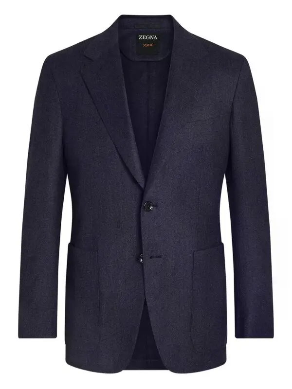 Zegna Single-breasted Wool Blazer