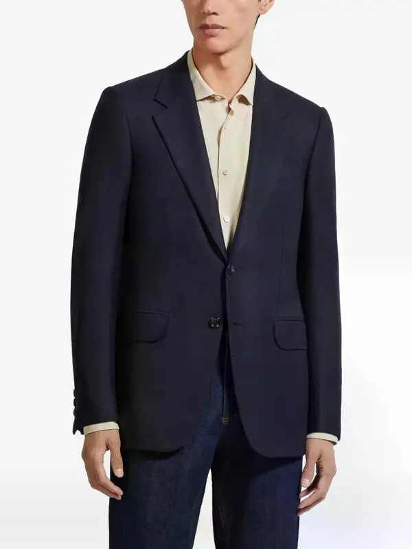 Zegna Single-breasted Wool Blazer