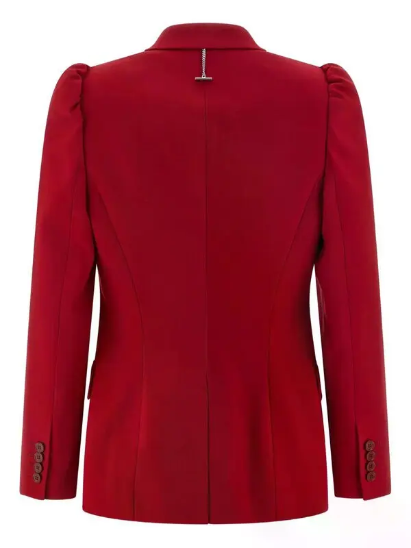 Alexander McQueen Puff-sleeve Single-breasted Blazer