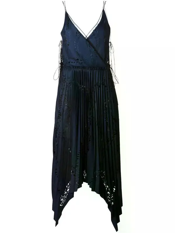 Emilio Pucci Pleated Silk Dress