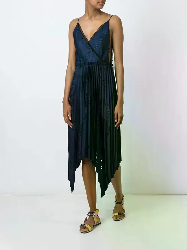Emilio Pucci Pleated Silk Dress