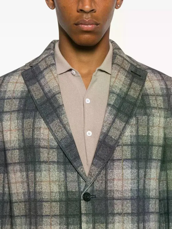 CIRCOLO 1901 Checked Button Blazer