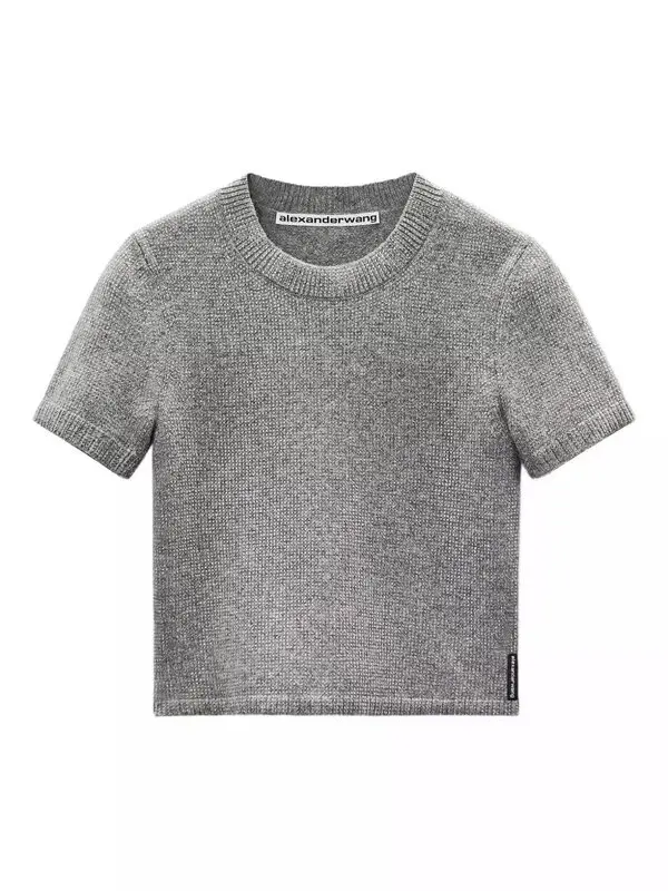 Alexander Wang Embellished Crew-neck T-shirt