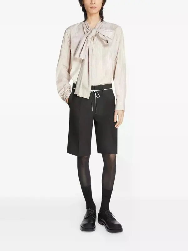 Dries Van Noten Tailored Wool Shorts